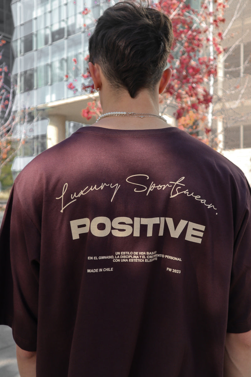 POLERA OVERSIZE DELUXE CAFÉ – POSITIVE
